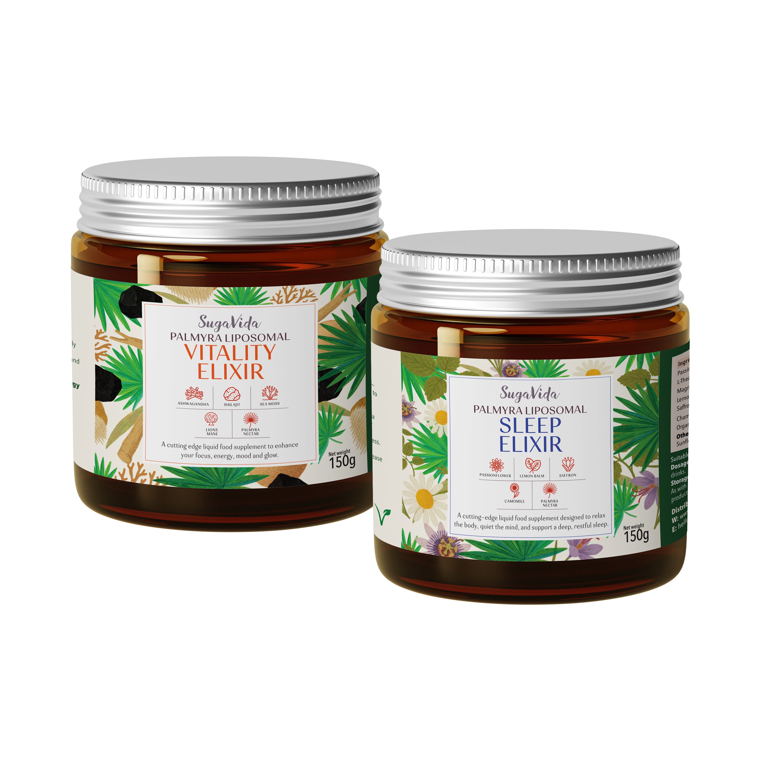 Day & Night Palmyra Liposomal Elixir Bundle - SAVE £10 – SugaVida